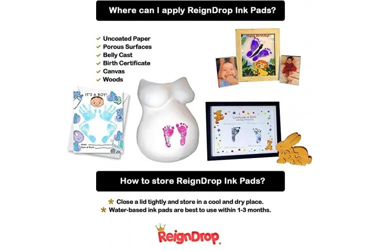 ReignDrop Ink Pad For Baby (Black)